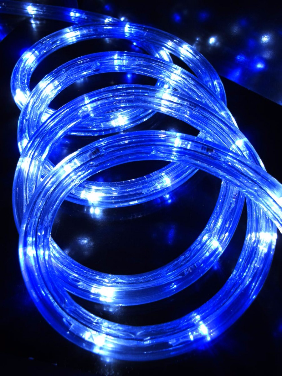 Blue & White LED Tube Rope Light - 30m | Product Archive | Buy online ...